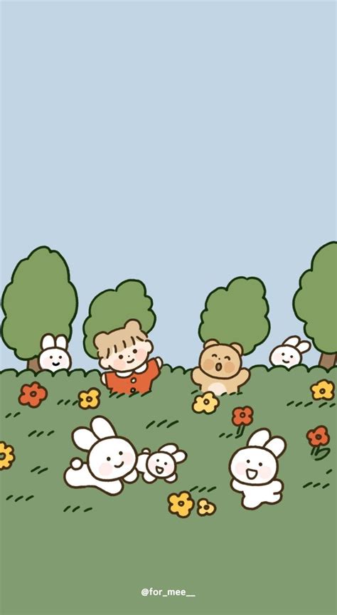 6월 아이폰 아이패드 배경화면 네이버 블로그 วอลเปเปอร์น่ารัก ภาพวาดอินดี้ การออกแบบตัวละคร