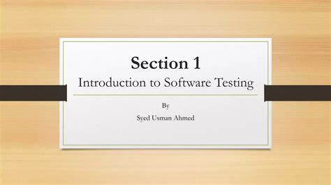 Introduction To Software Testing Pptx Operating Systems Computer Software And Applications