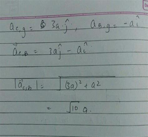 If A And B Moves With Acceleration A As Shown In Diagram Calculate Acceleration Of C With