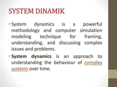 PPT - SISTEM DINAMIK UNTUK ANALISIS RESPONSIF GENDER PowerPoint ...