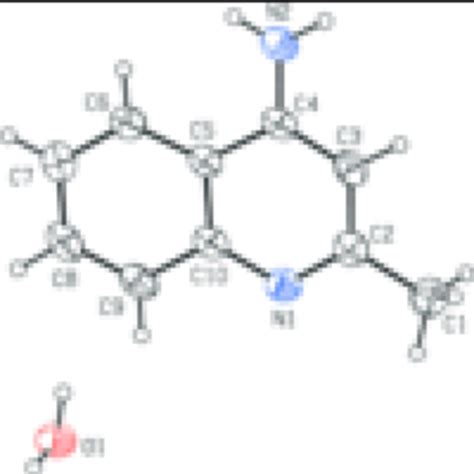 The Molecular Structure Of I Showing 30 Displacement Ellipsoids