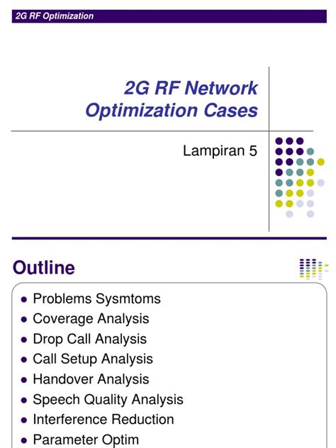 2g Rf Network Optimization Cases Pdf Network Congestion
