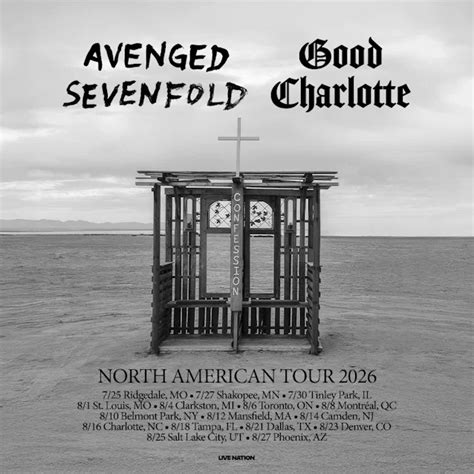Avenged Sevenfold And Good Charlotte 2026 Tour Full Dates And How To Beat