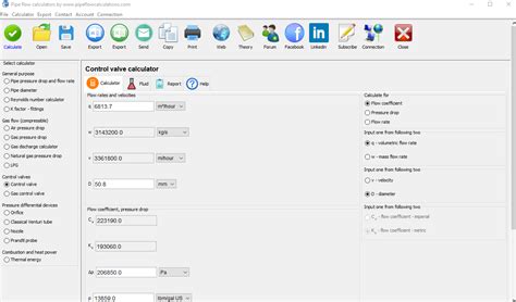 Control Valve Sizing And Flow Coefficient Cv Calculator Online