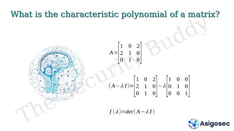 what is the characteristic polynomial of a matrix the security buddy
