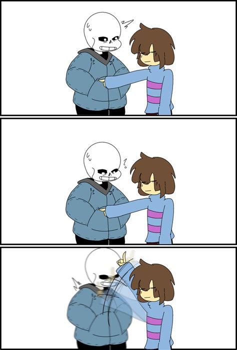 Frisk And Sans Part 2 Undertale Undertale Comic Undertale Au