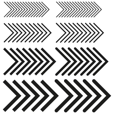 Premium Vector Linear Arrow Icons Set Vector Illustration Eps 10 Stock Image