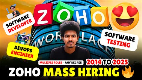 instant jobs update zoho hiring alert software development roles open