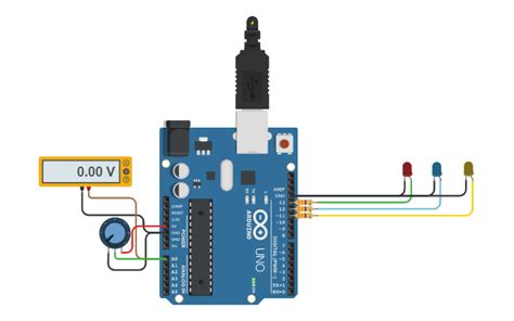 Circuit Design Input Analog Tinkercad