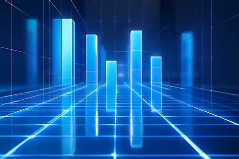 3d渲染ai数字艺术 科技3d渲染科技感蓝色柱状图网格背景插画 Ai图片免费下载 Png格式 1344像素 编号71258894 千图网