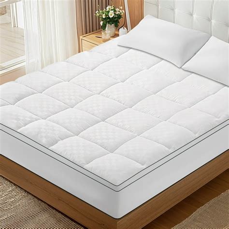 Voua Extra Thick California King Mattress Topper Cooling Pillow Top