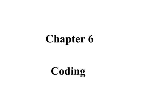 Chapter 67 Software Coding And Testingppt