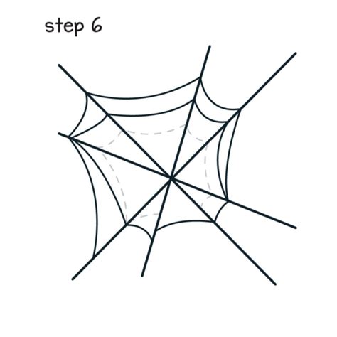 How To Draw A Spider Web Made With HAPPY
