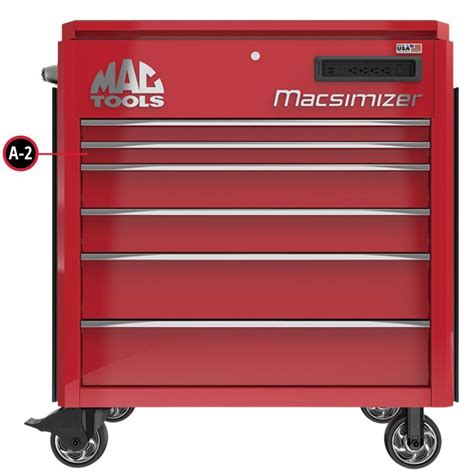 Macsimizer® 6 Drawer Utility Cart A2 Customize Drawer Foam Inserts