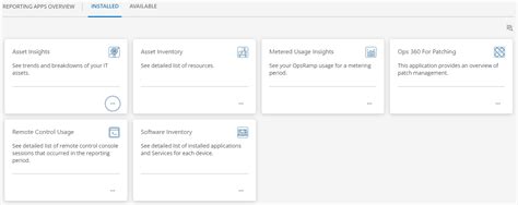 Reporting Apps Opsramp Documentation