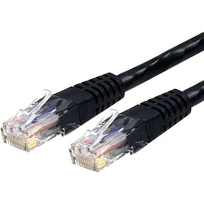 Startech 50ft Cat6 Ethernet Cable Black Cat 6 Gigabit Ethernet Wire