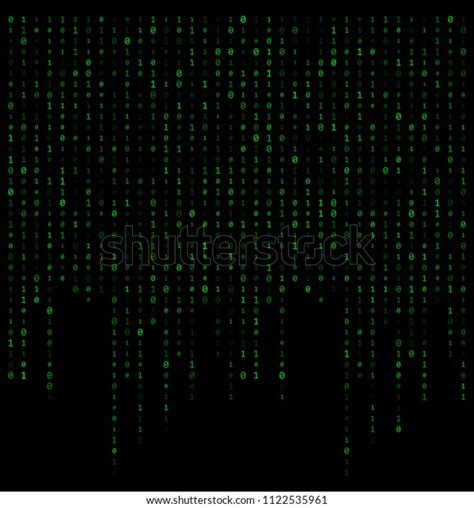binary code stream background data vector vector de stock libre de