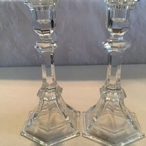 Vintage Toscany Collection 24 Lead Crystal Clear Crystal Taper Candle