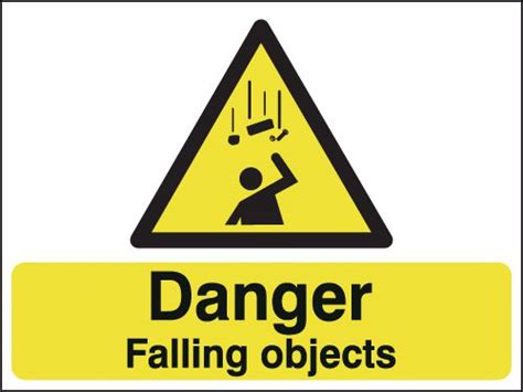 Danger Falling Objects Sign Seton UK