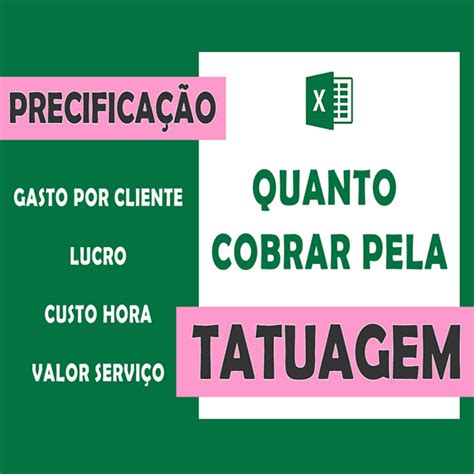 Planilha De Precificação Para Estúdio De Tatuagem Impero Consulto
