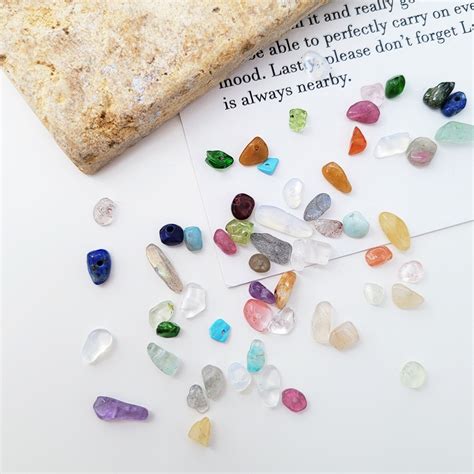 칩스 원석 유리 비즈 공예 팔찌 목걸이 악세사리 구슬 알 재료 1봉