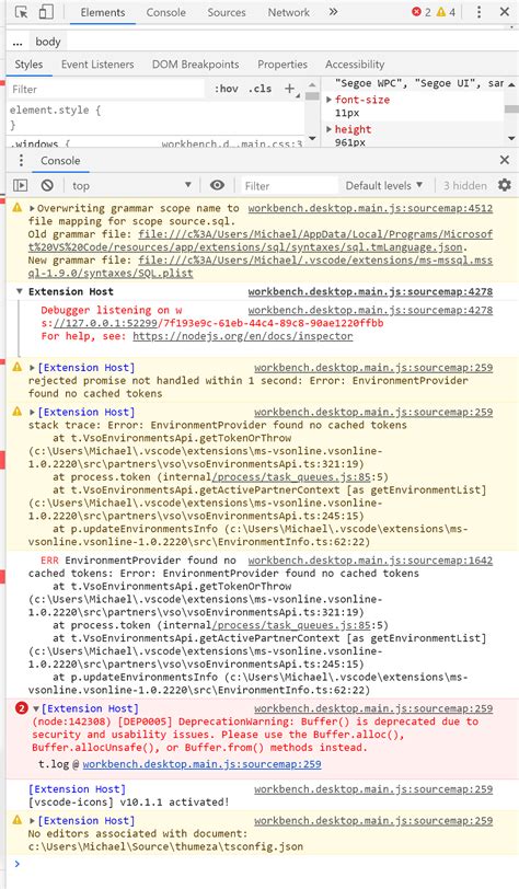 Persistant Sign In State Issue Microsoft Vscode Azure Account Github