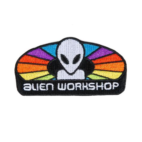Alien Workshop Logo Embroidered Patch Poison City Records