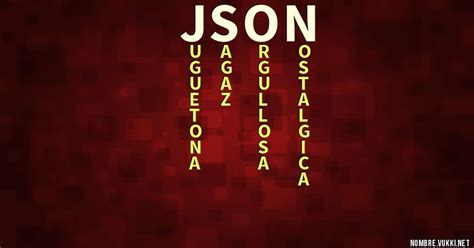 Qué significa json