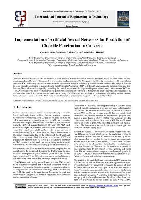 Pdf Implementation Of Artificial Neural Networks For Prediction Of