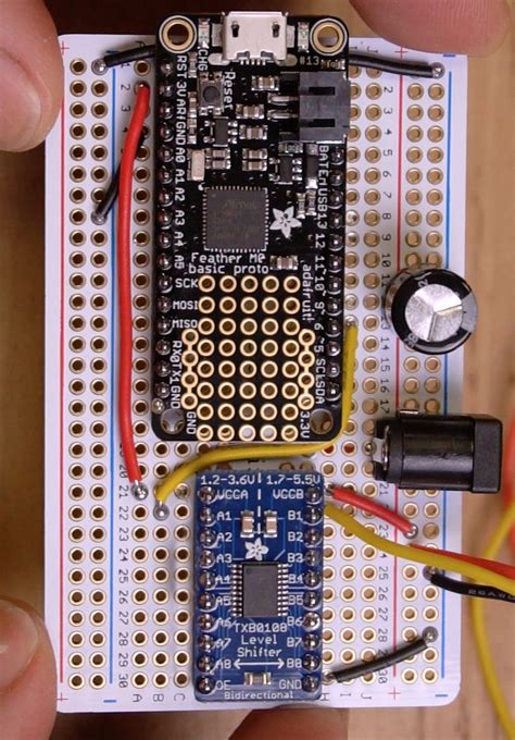NEW GUIDE Level Shifting NeoPixels Adafruit Johnedgarpark Adafruit Microcontrollers