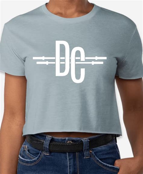 Women S Dc Barbell Crop Top Down Command Apparel
