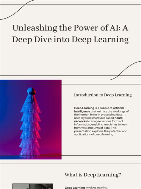 Slidesgo Unleashing The Power Of Ai A Deep Dive Into Deep Learning