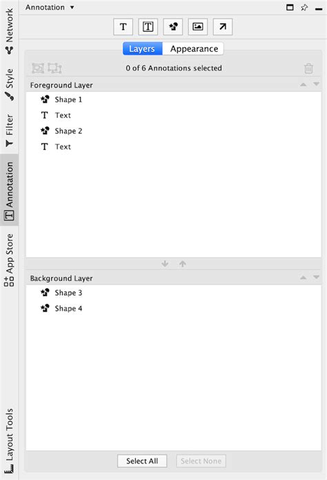 13 Network Annotations — Cytoscape User Manual 3104 Documentation