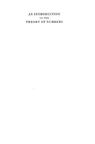 خرید کتاب Introduction To The Theory Of Numbers An دانلود کتاب