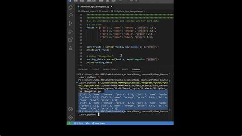 Python Tips Itemgetter Function Provides A Clean And Concise Code