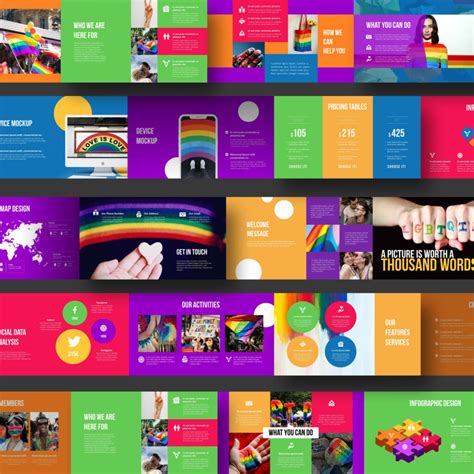 LGBT Powerpoint Template MasterBundles