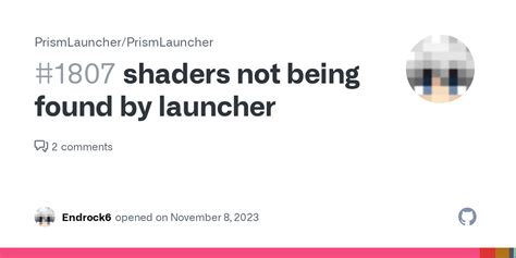shaders not being found by launcher · issue 1807 · prismlauncher