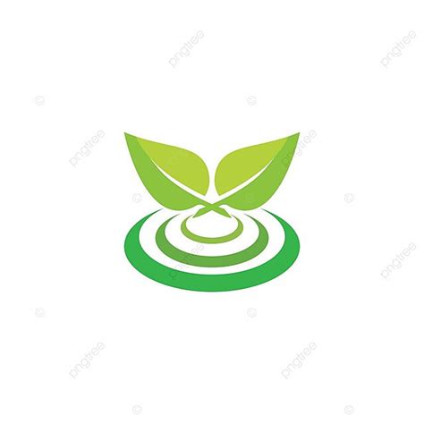 Green Leaf Logo Bio Leaf Grow Vector Bio Leaf Grow Png And Vector