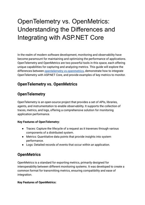 Ppt Opentelemetry Vs Openmetrics Understanding The Differences And