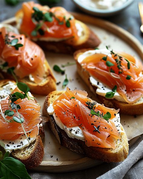 Smoked Salmon Crostini Lisa Recipe