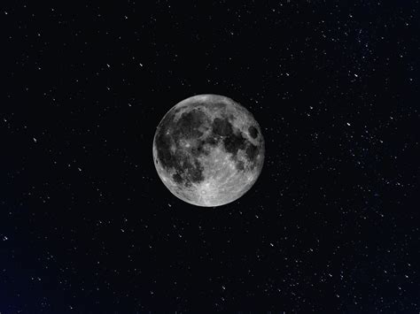 Moon Wallpaper K Starry Sky Night