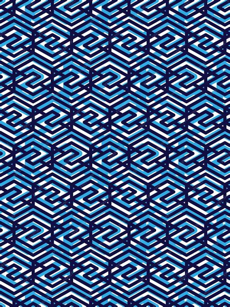 Premium Vector Geometric Symmetric Lined Seamless Pattern Colorful Vector Endless Background