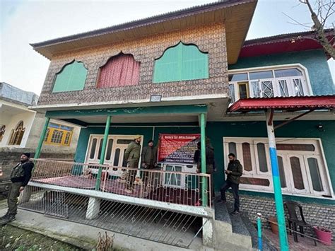 J K Shopian Police Attach Properties Worth Lakhs Under Uapa