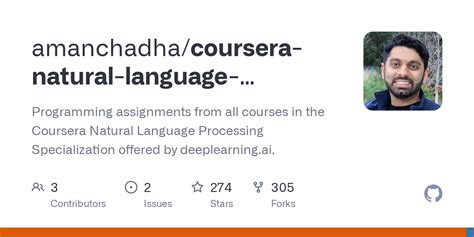Coursera Natural Language Processing Specialization Readme Md At Master · Amanchadha Coursera