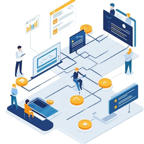 A Software Development Lifecycle Diagram Showing Stages From Planning To Deployment Premium Ai