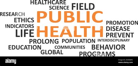 Word Cloud Public Health Stock Vector Image And Art Alamy
