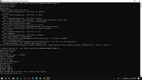 how to backup original firmware of esp8266ex or esp 01 4 steps instructables