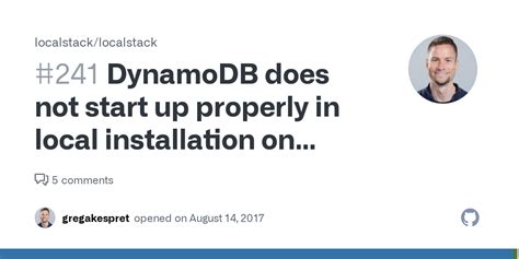 Dynamodb Does Not Start Up Properly In Local Installation On Linux