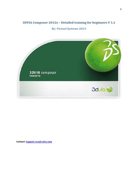 3dvia Composer 2012x Detailed Training For Beginners V 11 Download