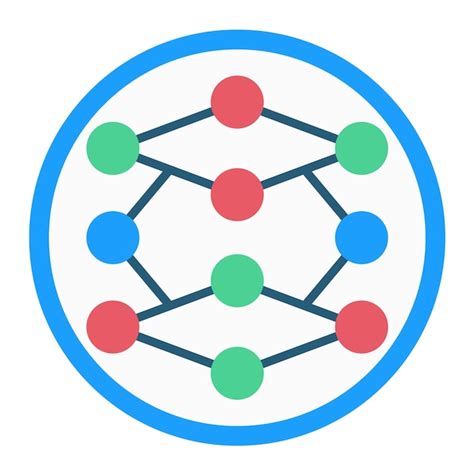 딥 러닝 평면 그림 프리미엄 벡터